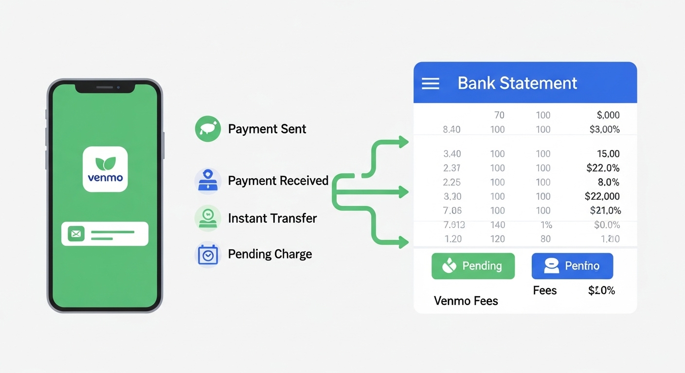 How Do Venmo Charges Appear on Your Bank Statement